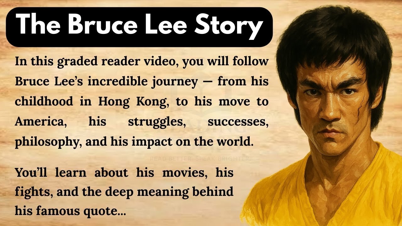 The Bruce Lee Story | Learn English Through Story | Graded Reader ...