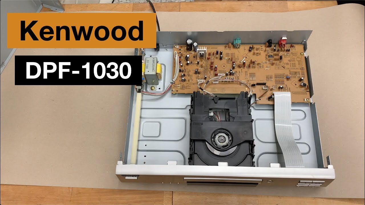Kenwood DPF-1030 CD, A Look Inside + Audio Test - YouTube