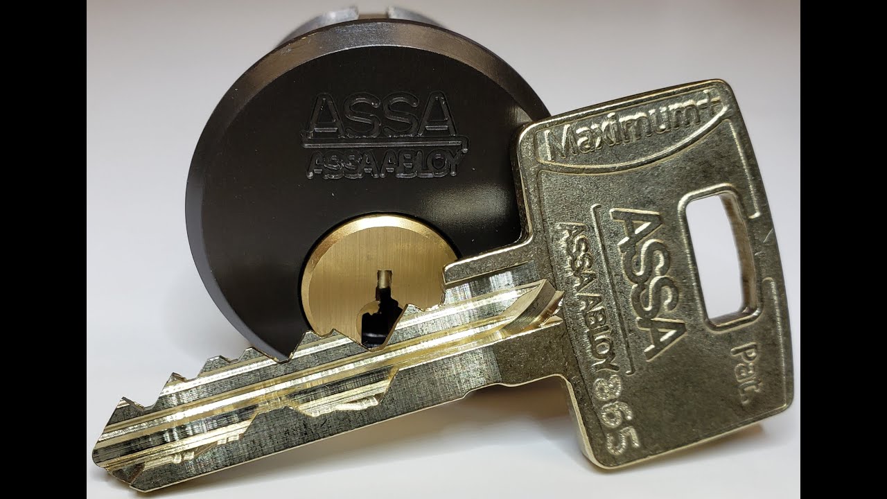 [L96] ASSA Maximum+ Restricted (ASSA 600 w. barrels) Lock - pick and ...