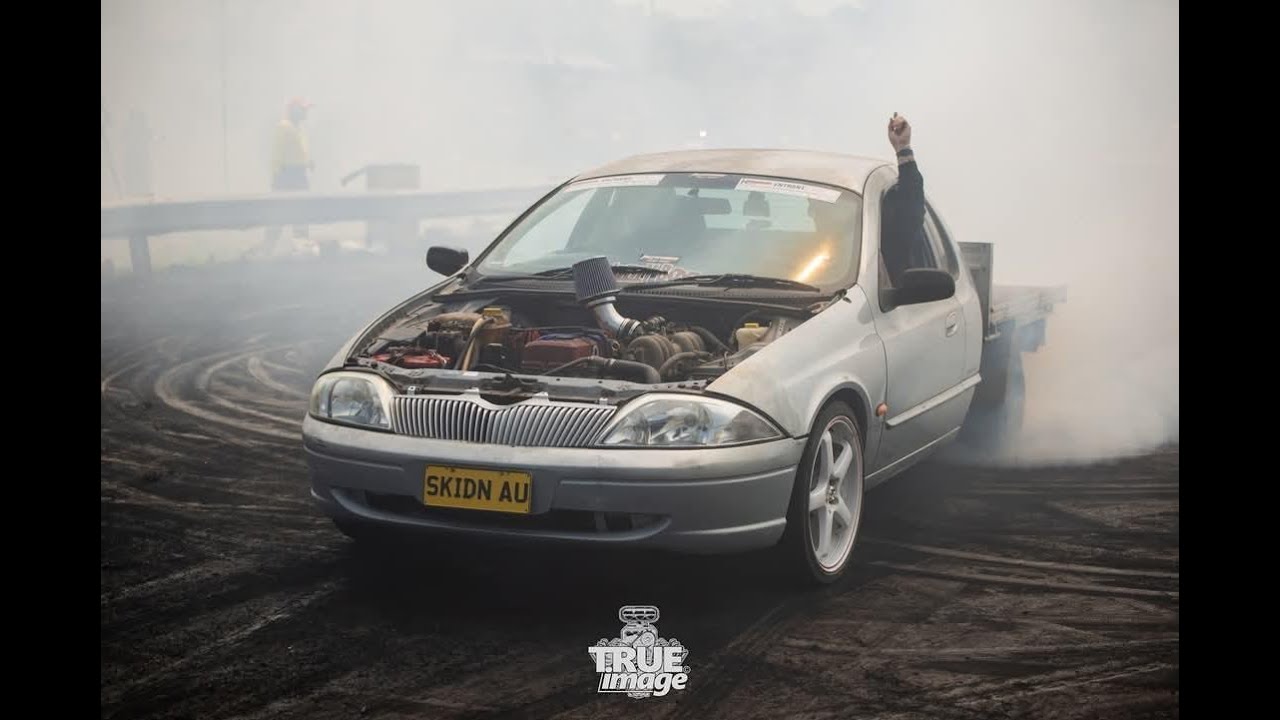 SKIDN AU 1st skid, Coby at Kandos Street Machine Show - YouTube
