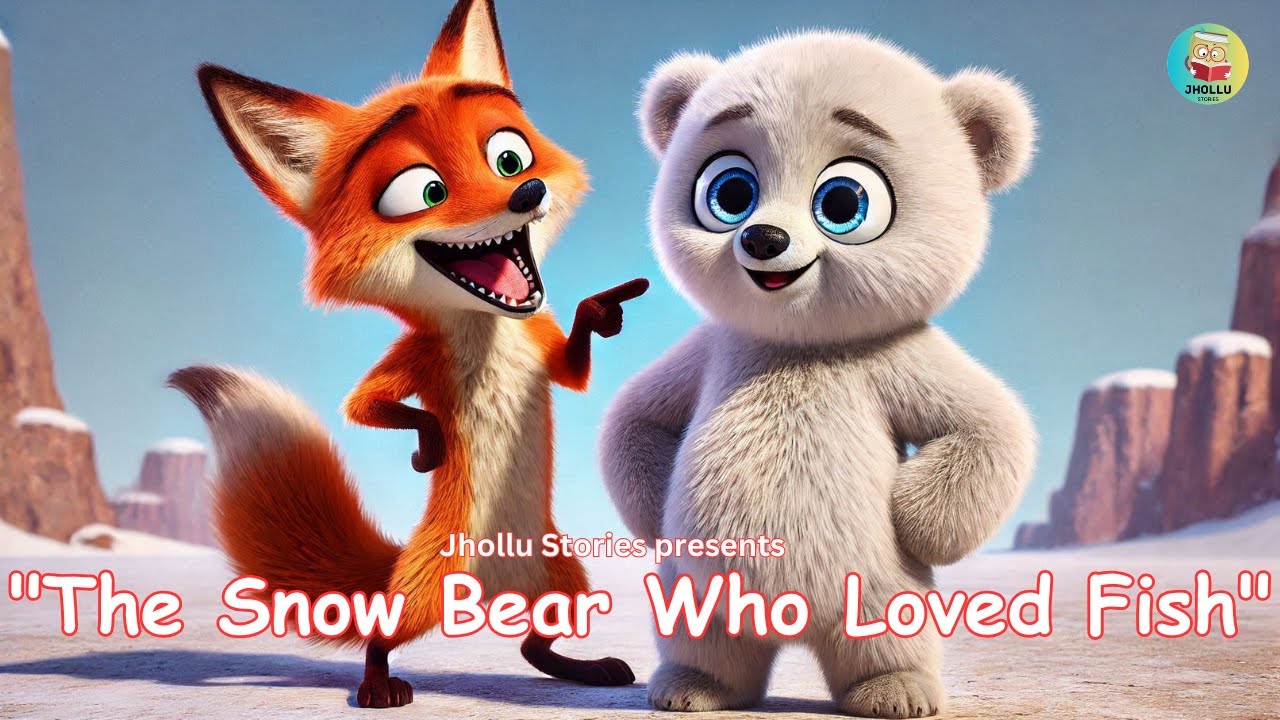The Snow Bear Who Loved Fish | Moral Story | English Cartoon | English ...
