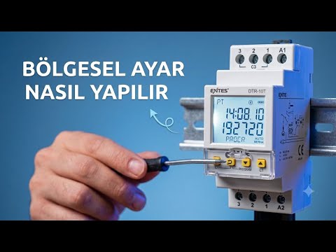 Entes DTR 10T Astronomik Zaman Saati Bölgesel Ayarı 