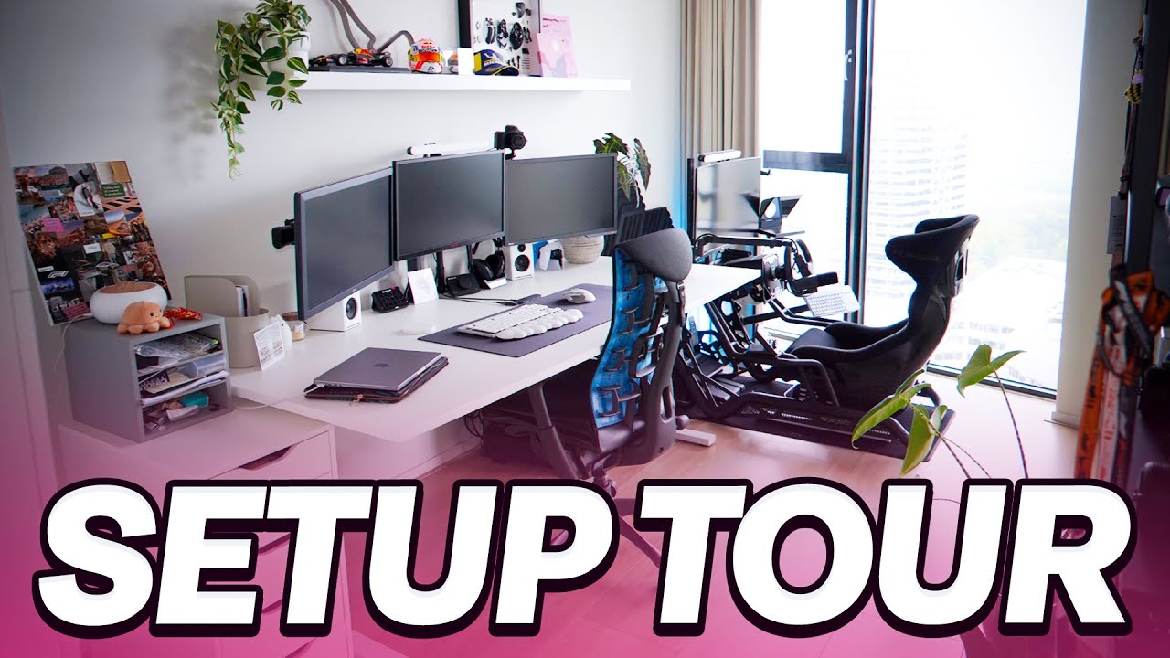 Ultimate Simracing & Gaming Setup Room Tour 2024! - YouTube