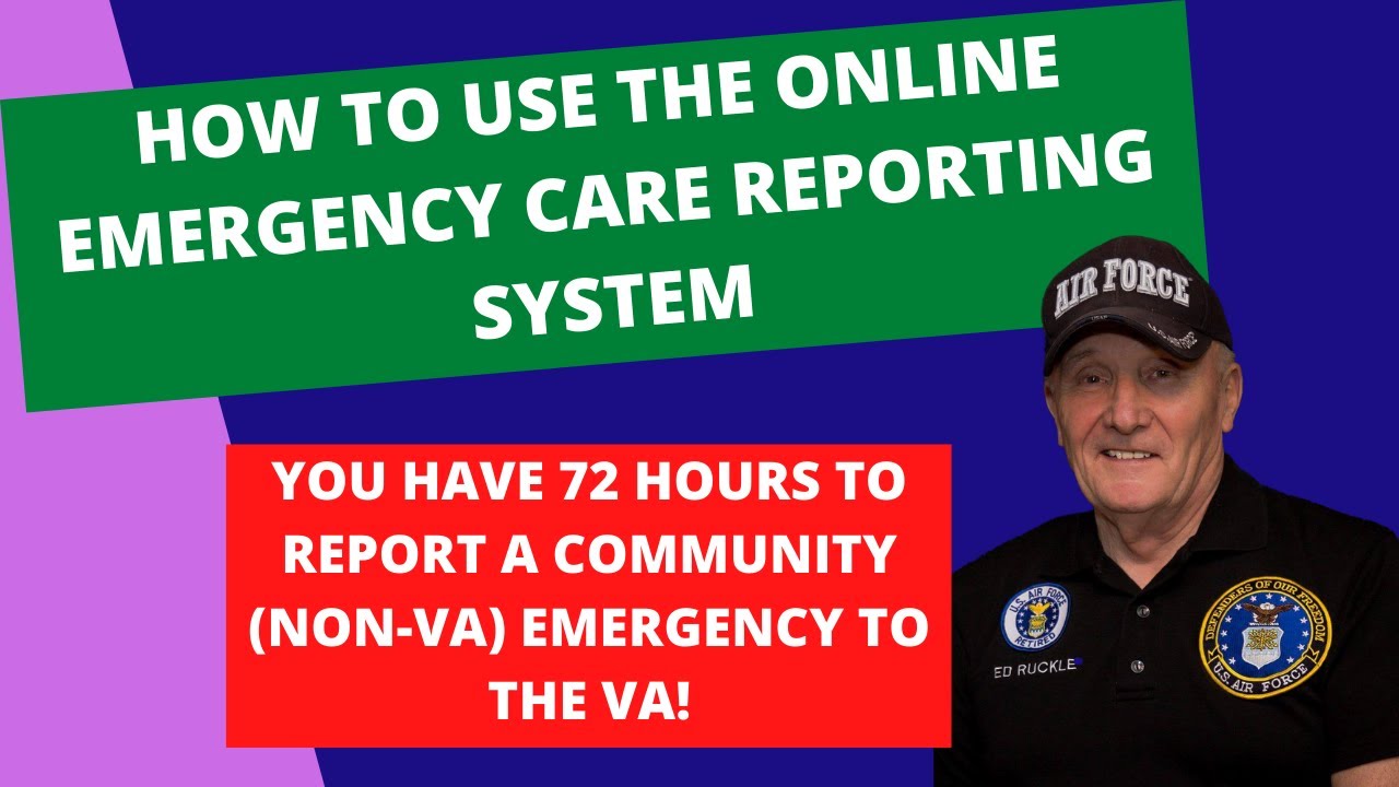 How to use the online Emergency Reporting System | to report a Veteran ...