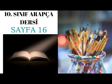 10. SINIF ARAPÇA DERSİ (SAYFA 16)