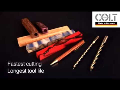 Colt Pen Drill Bits (pen turning drill bits) - YouTube