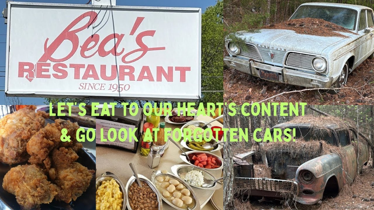 Eating At BEA’S RESTAURANT & Taking a Look at Some Forgotten Cars Bea’s ...