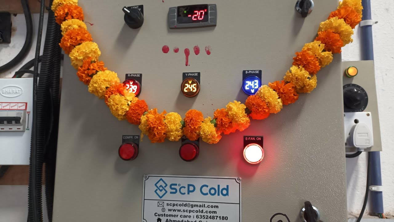 Ice Cream Hardner Cold Storage Room temperature 🌡️-30c Semi Hermatic ...
