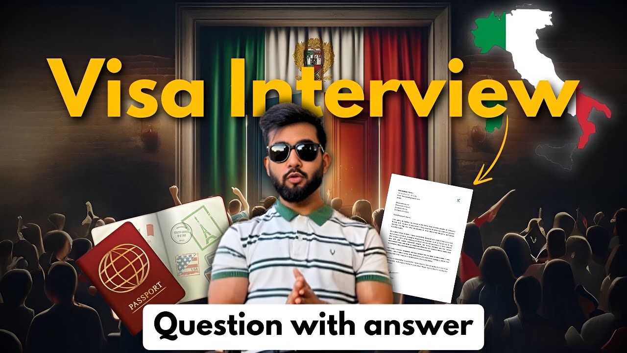 ITALIAN VISA INTERVIEW QUESTIONS 🇮🇹! IMPORTANT TIPS AND TRICKS ! # ...