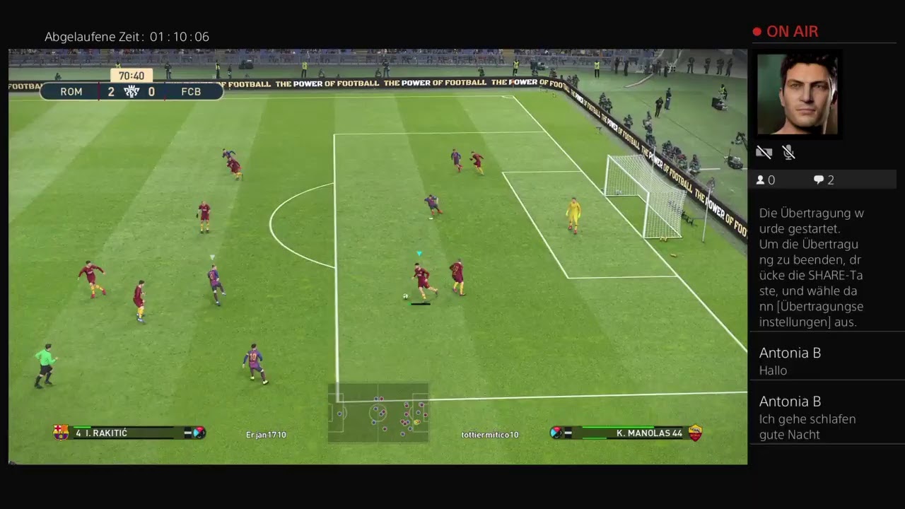 PS4-Live-PES 2019-Broadcast - YouTube