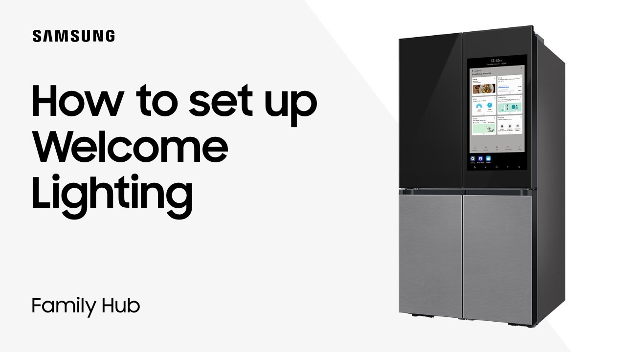 Use Welcome Lighting to assess your Samsung refrigerator’s beverage ...