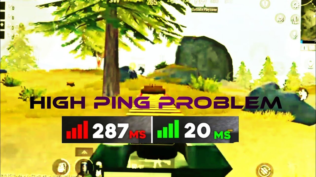 My Friend High Ping Problem 💔 😔 Pubg Mobile - YouTube