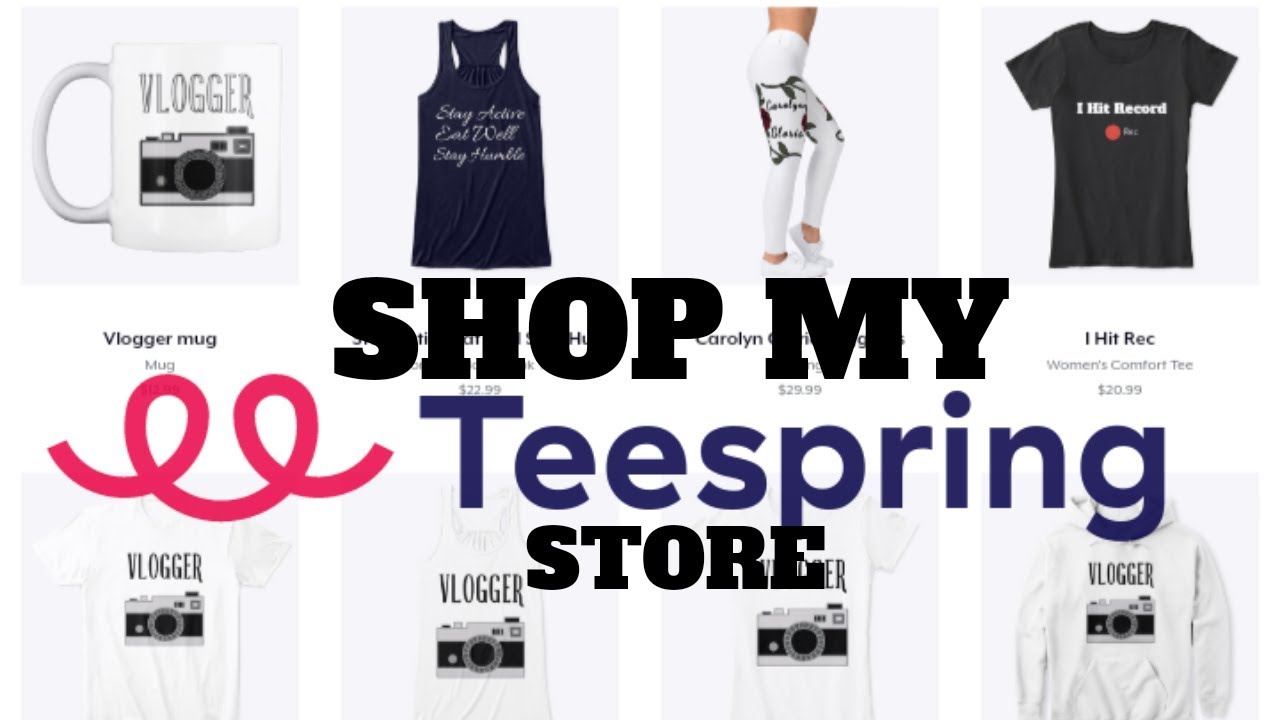 Shop my Teespring store - YouTube