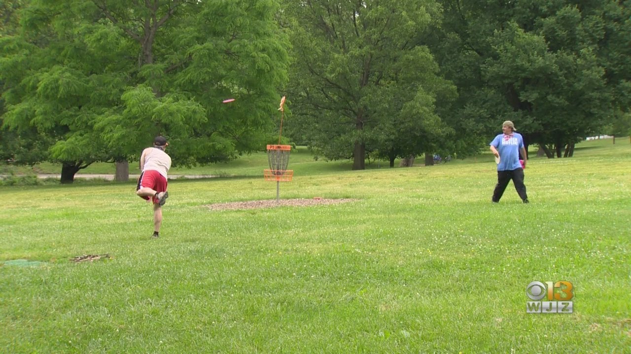 Baltimore City Opens Tennis Courts And Disk Golf - YouTube