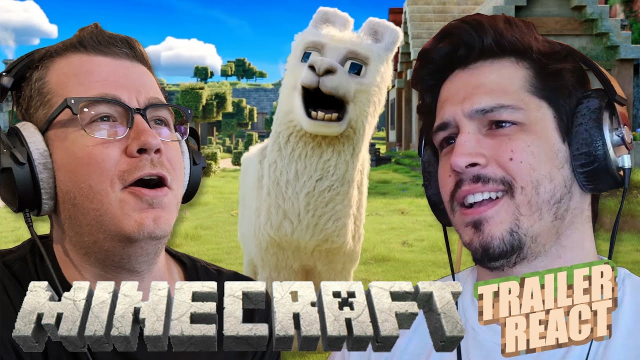 The MINECRAFT MOVIE Teaser - Trailer React! - YouTube