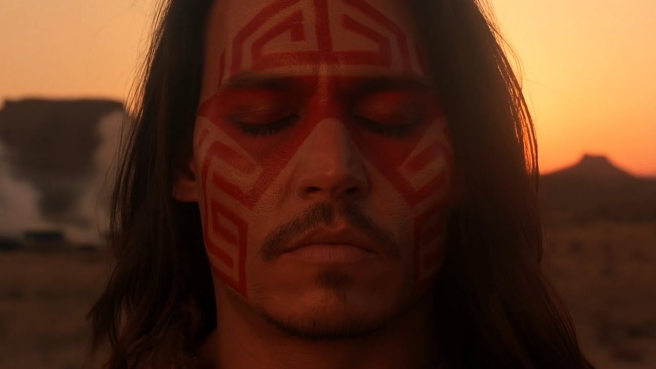 *Johnny Depp’s Comanche Ritual | A Shamanic Trance at Dusk* - YouTube