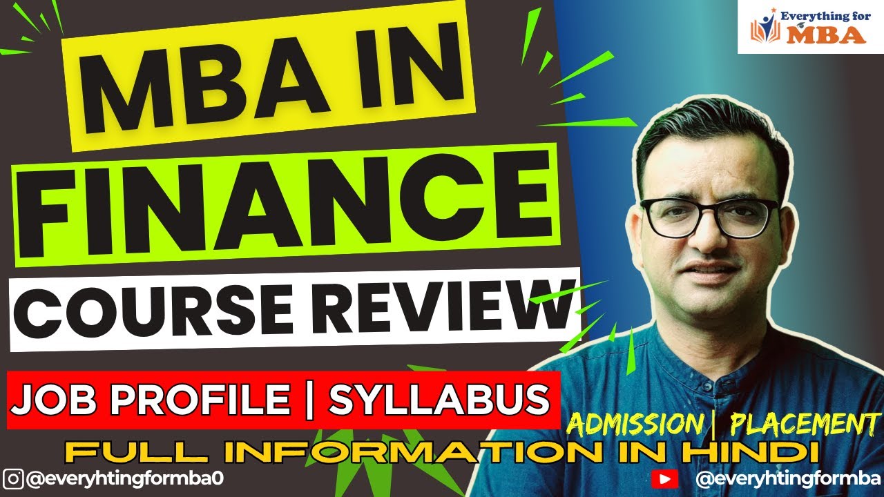 MBA IN FINANCE | COURSE | SYLLABUS | JOBS PROFILE | TOP COLLEGES ...
