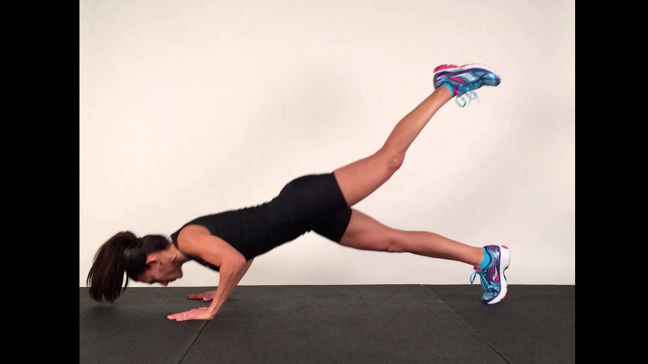 Push-up - Downward dog with leg in - YouTube