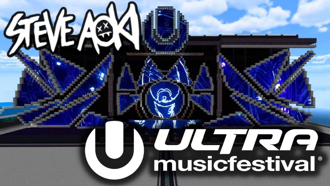 Steve Aoki - Ultra Music Festival 2024 Minecraft Edition (FAN MADE) - YouTube