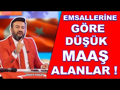 EMSLLERİNE GÖRE EMEKLİ MAAŞIN DÜŞÜK MÜ ? YANLIŞ HESAPLAMA MI YAPILDI ? BİZİMLE İLETİŞİME GEÇİN !