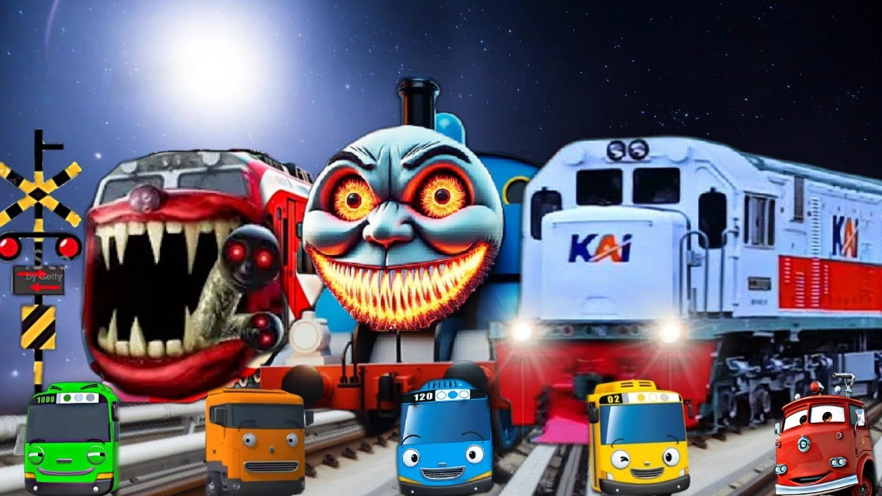 Ayo Bermain Tebak Gambar Kereta Api Lucu Kikiko Exe, Thomas Exe, Tayo ...