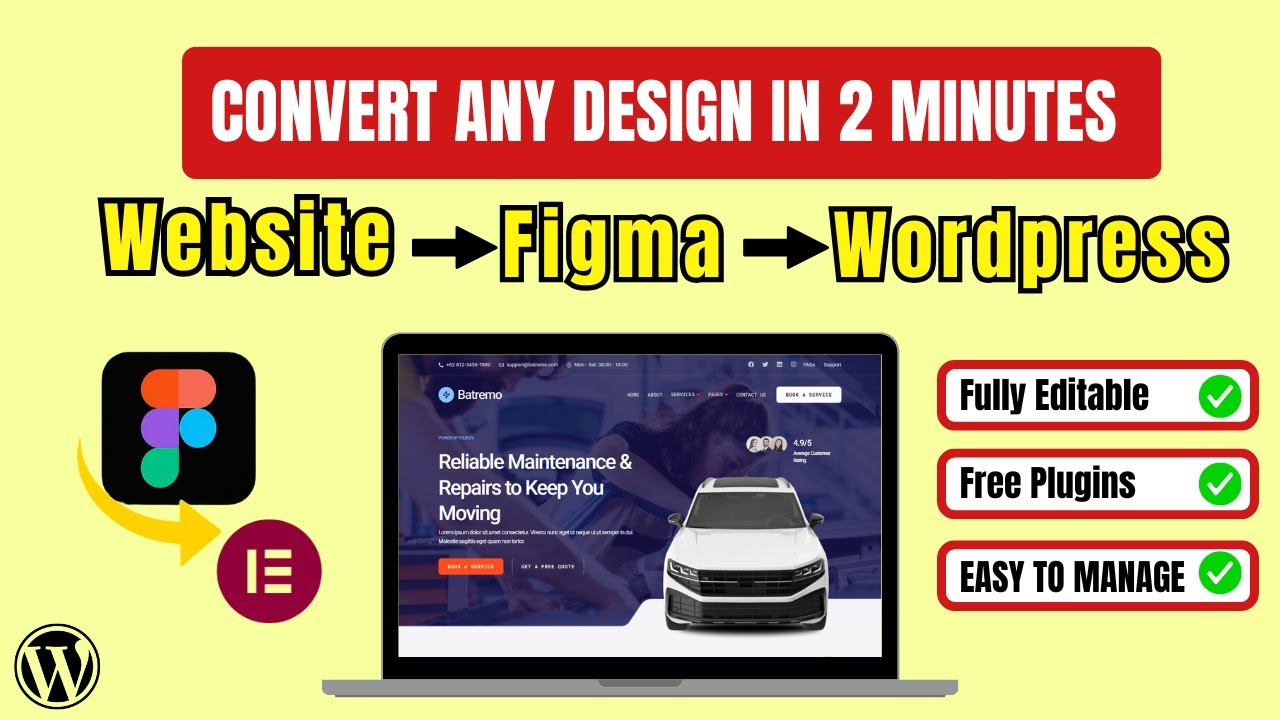 Clone Any Website Design to Figma and Rebuild It in WordPress – Full ...