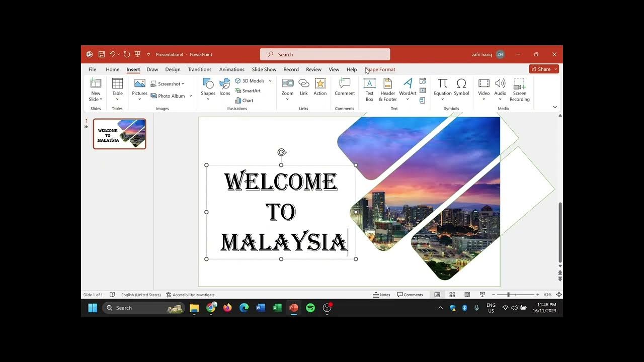 Easy way to make your presentation more interesting (CSC098 - Community Service) - YouTube