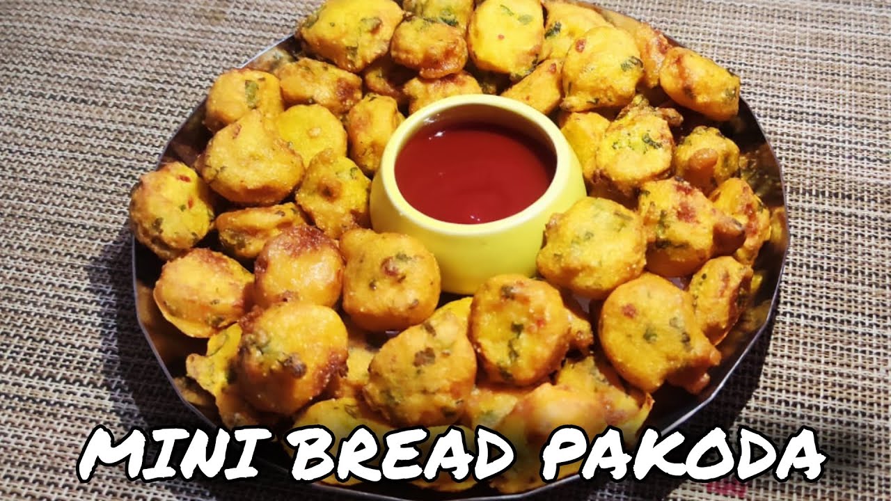 Mini bread pakoda recipe for || ब्रेड के कुरकुरे पकोड़े || tea time ...
