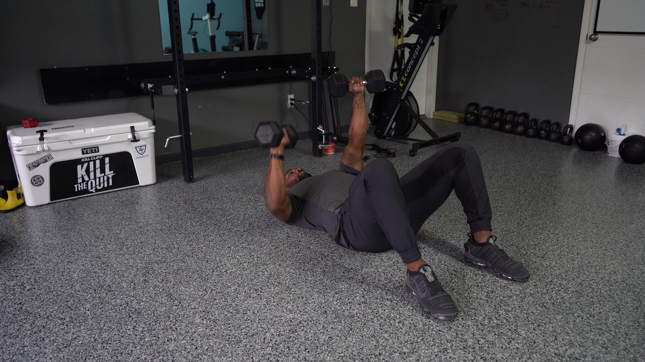 Db Alternating Chest press - YouTube