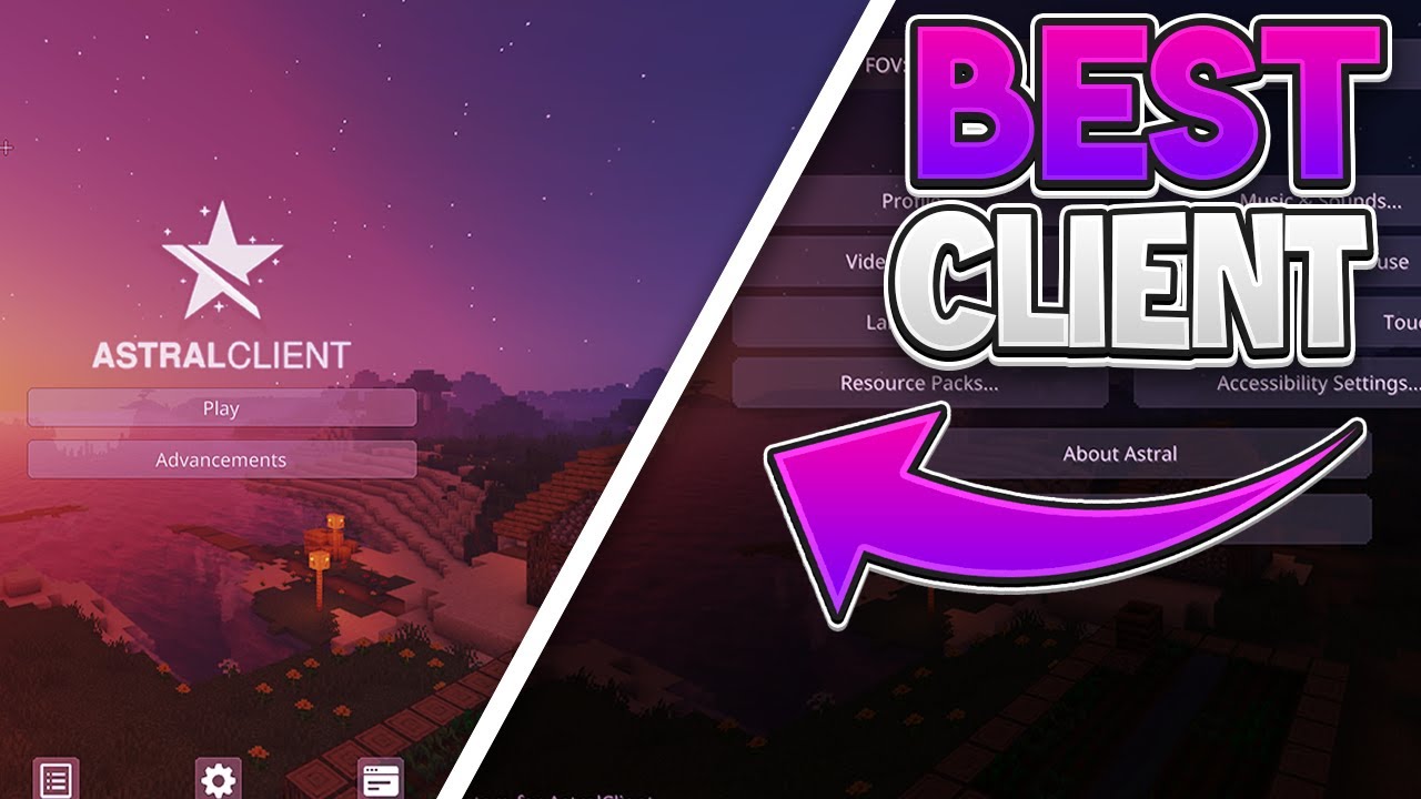 IMPROVE YOUR MCPE W/ASTRAL CLIENT!! (Minecraft Bedrock) - YouTube