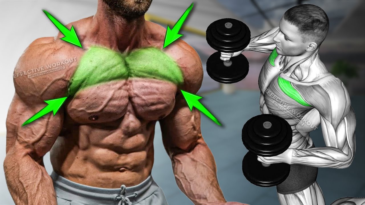 5 BEST Exercises for "UPPER CHEST" Workout - YouTube