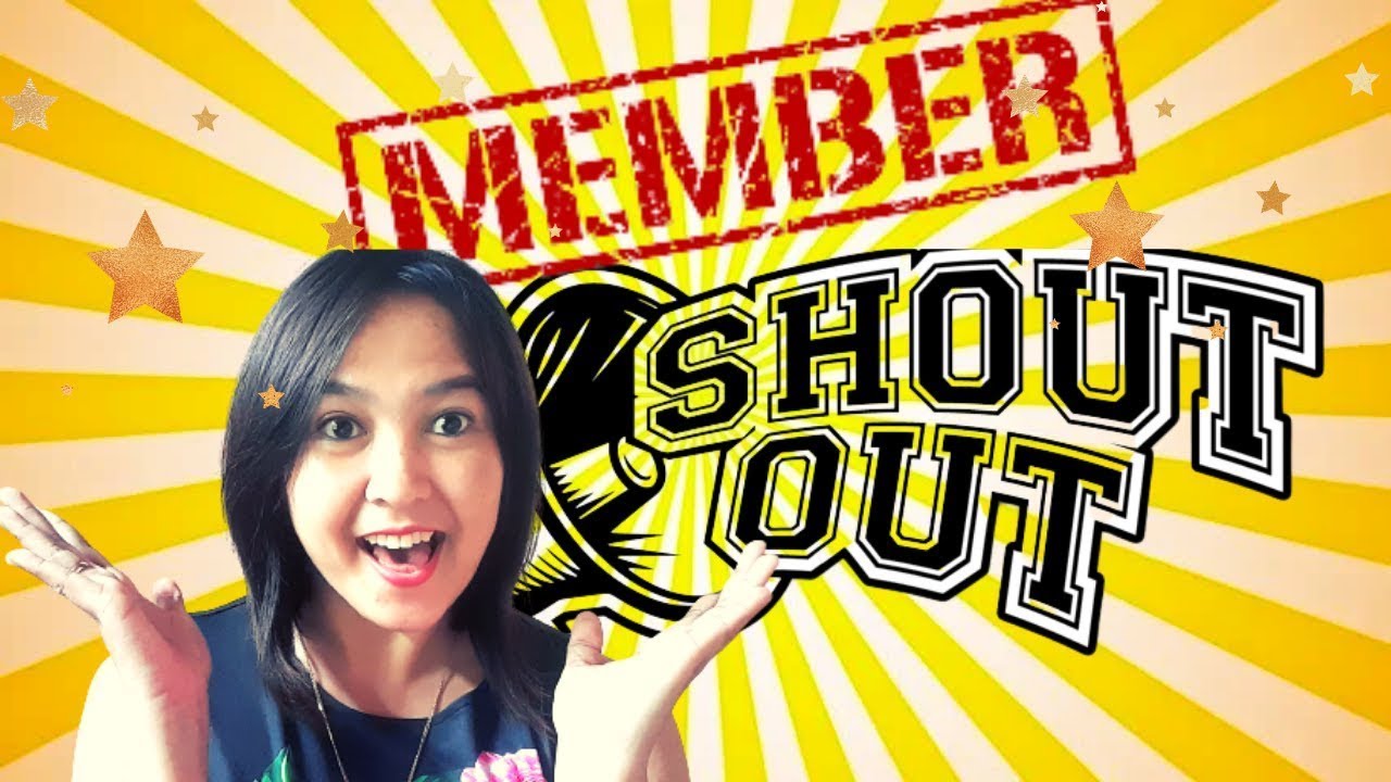 "Monthly YouTube Member Shoutout: Celebrating Our Amazing Community ...