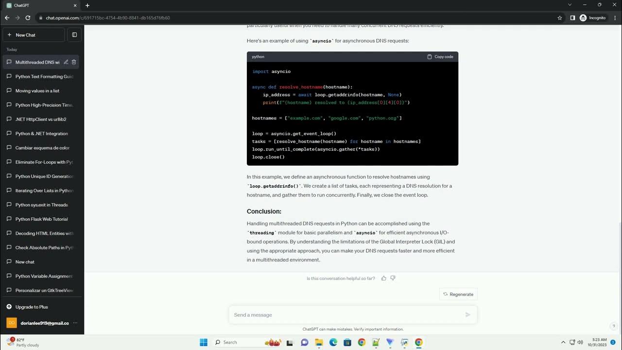 Python Interpreter Blocks Multithreaded Dns Requests Youtube