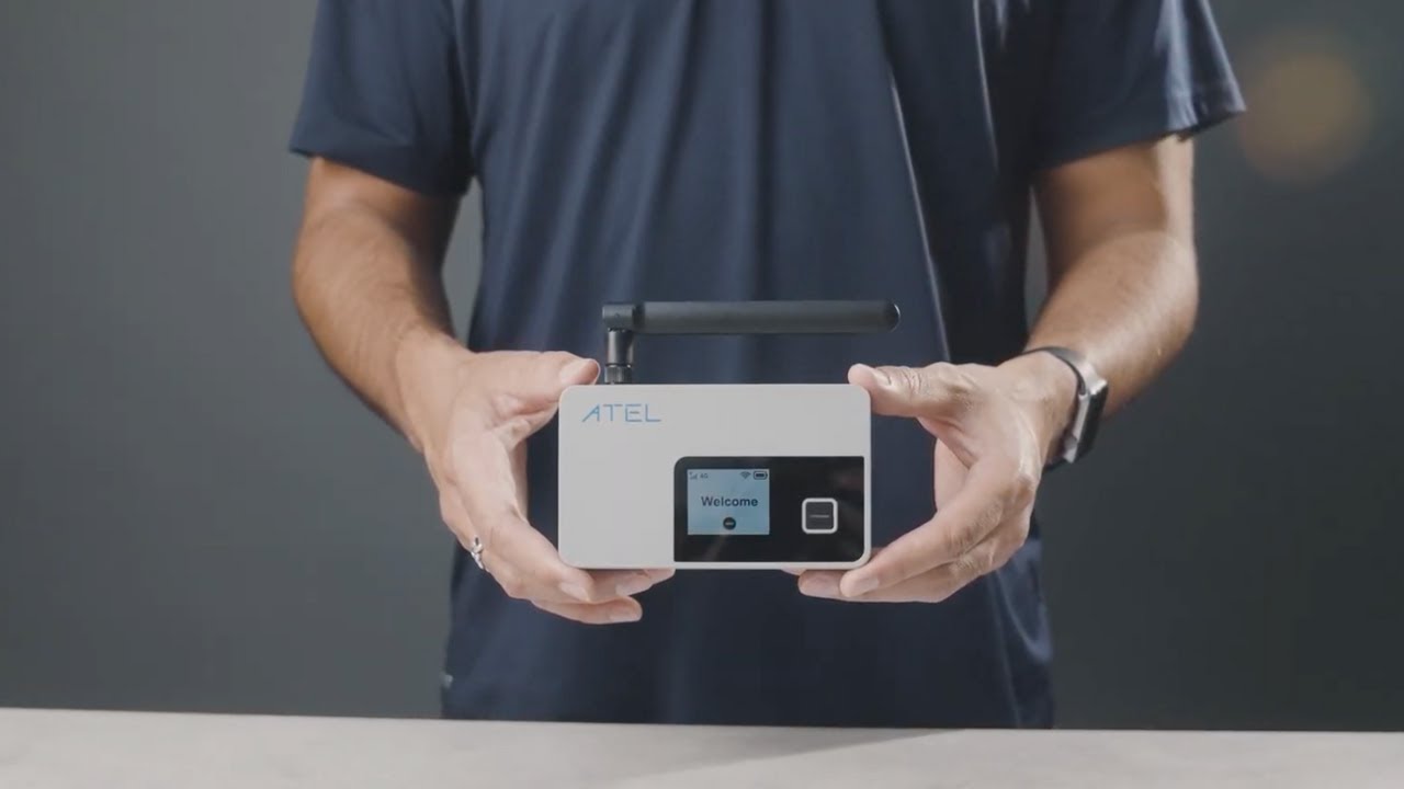 ATEL V810A | 4G LTE FWA Router with Battery Backup - YouTube