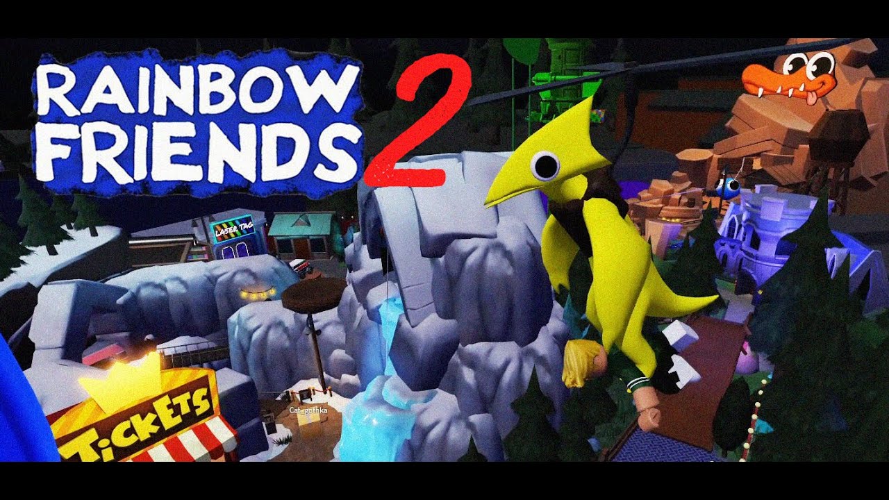 I will become a yellow monster Rainbow Friends Chapter 2 ROBLOX - YouTube