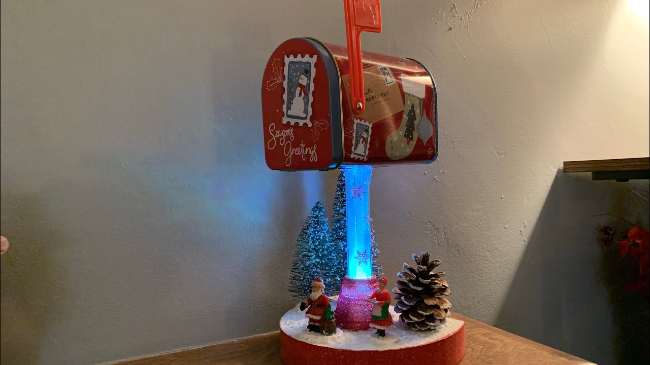 Dollar Tree Santa Mailbox - YouTube
