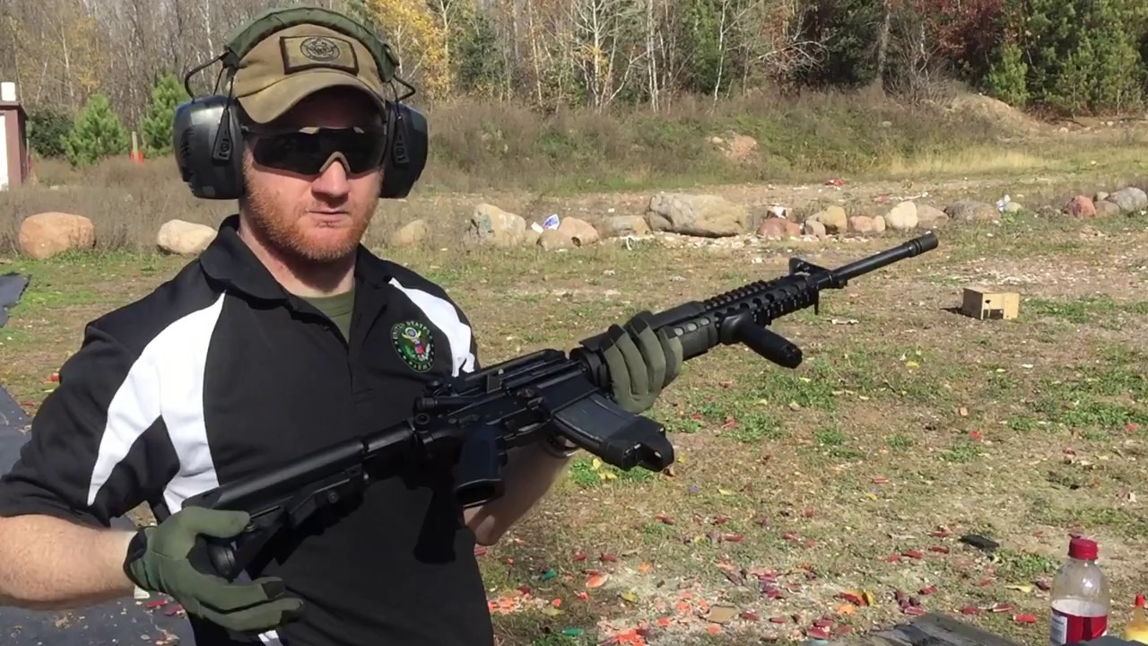 Canadian-Inspired "C7A4" AR Rifle Build: First Shots - YouTube