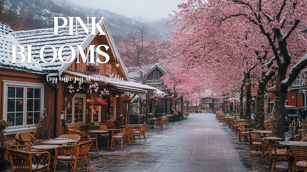 Cozy Spring Morning Jazz: Relaxing Coffee Shop Vibes with Cherry ...