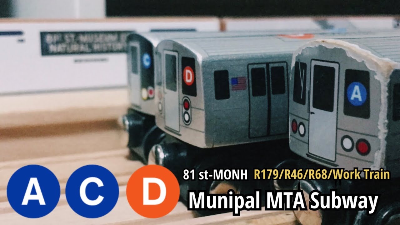 81 St-MONH Munipal Run (A) (C) (D) Trains - YouTube