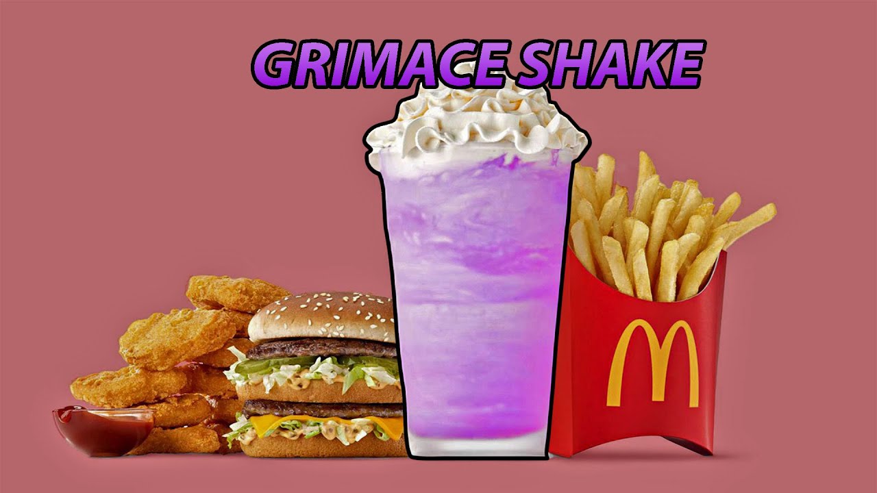 Trying McDonald's Grimace Shake - YouTube