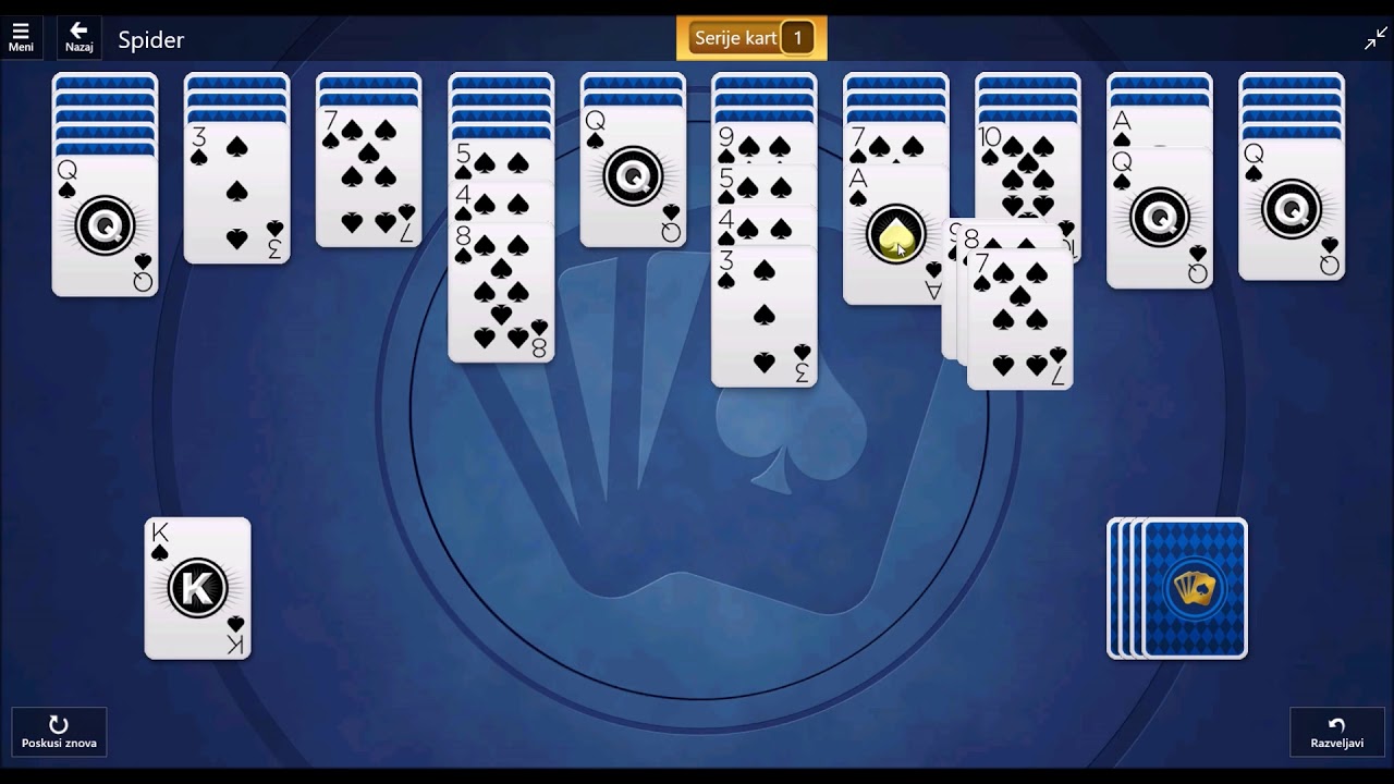 Microsoft Solitaire Collection - Spider November 20 2017 - YouTube