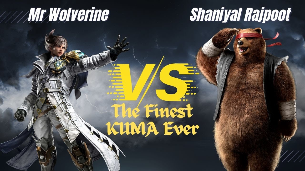 Finest Kuma Ever | Tekken 7 | Mr Wolverine (Lars) VS Shahniyal Rajpoot ...