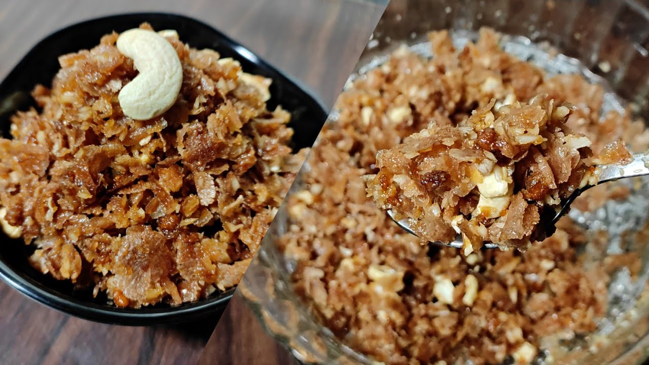 5 Minute Healthy Snack/Sweet Aval/Poha/Rice Flakes - YouTube