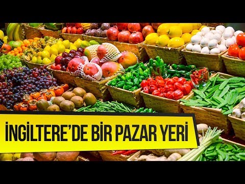 İngiltere'de Bir Pazar Yeri | yurtdisiegitim.net