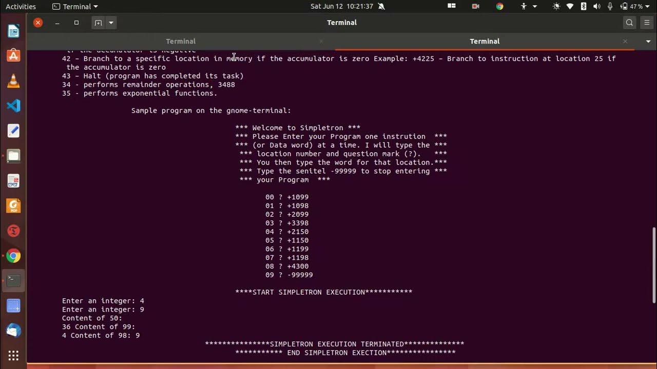 Simpletron Machine Language Emulator Demo - YouTube