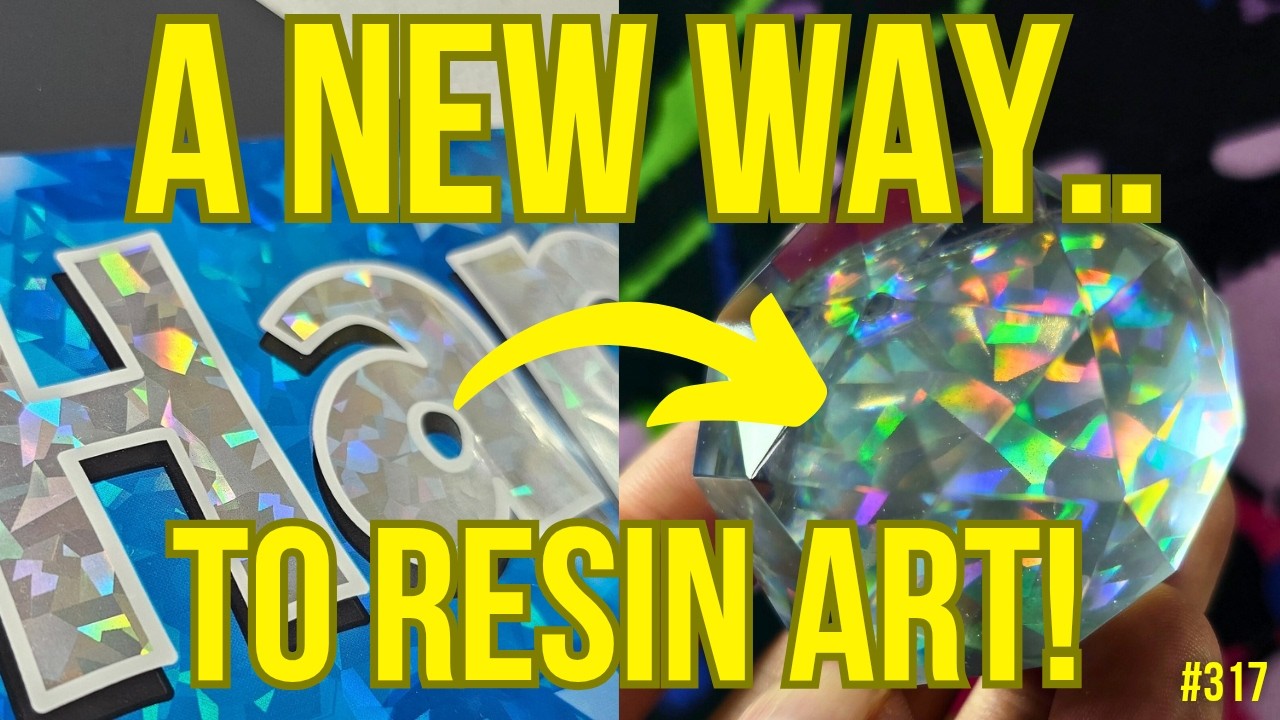 317. OMG! RESIN ART With BIRTHDAY BANNERS - THE NEXT BIG THING? - YouTube