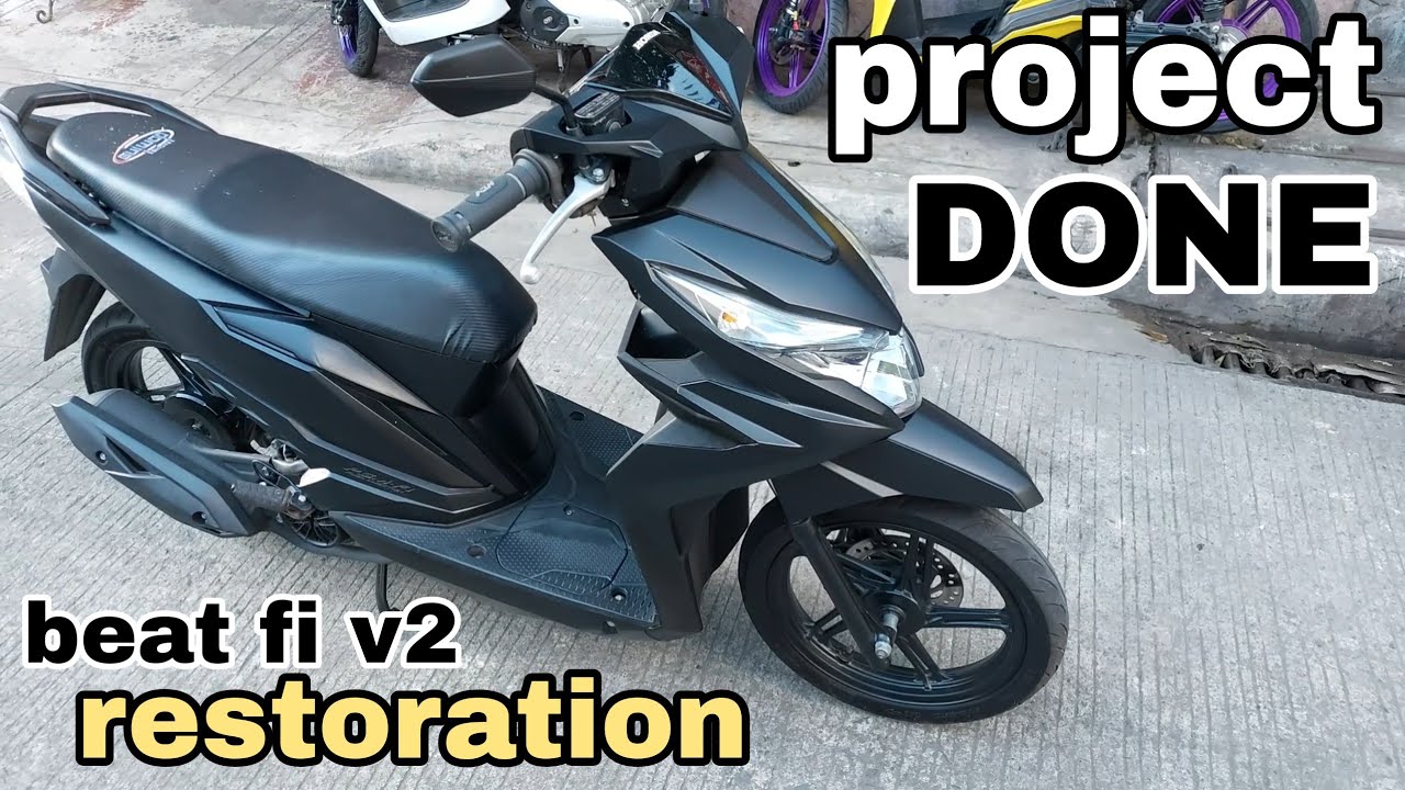PROJECT DONE | Honda Beat Fi V2 | Restoration - YouTube