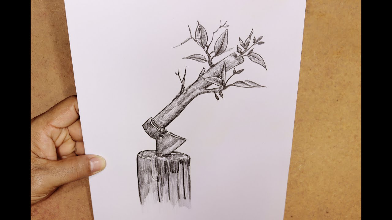 Pencil sketch and shading | Pencil drawing tutorial | Pencil sketch ...