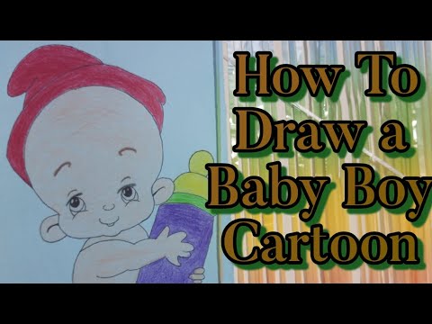How To Draw a Baby Boy Cartoon ।। #viralvideo #viral #easydrawing # ...