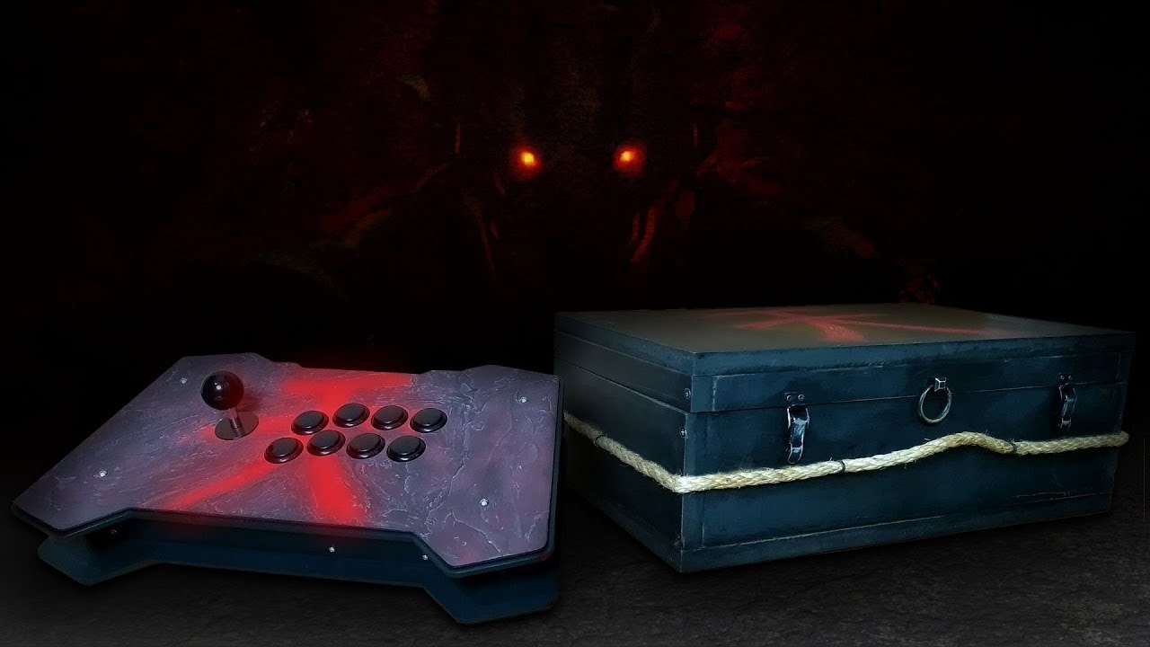 Arcade Stick Custom - Akuma - YouTube